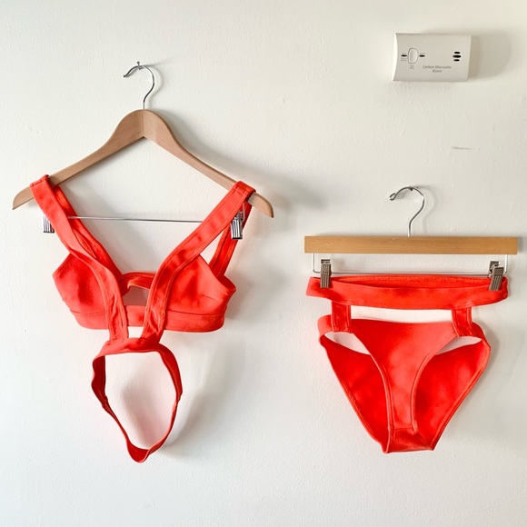 ASOS | Swim | New Asos Neoprene Cut Out Caged Bikini Top | Poshmark